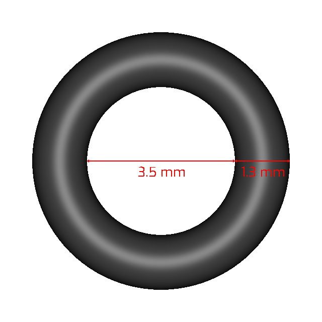 V1082 1 3X3 5 Metric O rings v1082-1-3x3-5-metric-o-rings