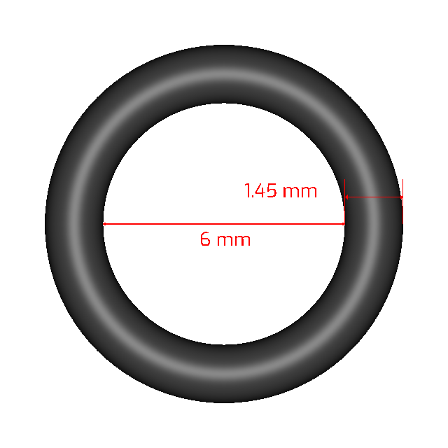 V1082-1.45X6 Metric O-rings