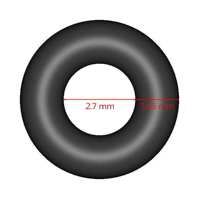 V1082-1.65X2.7 Metric O-rings