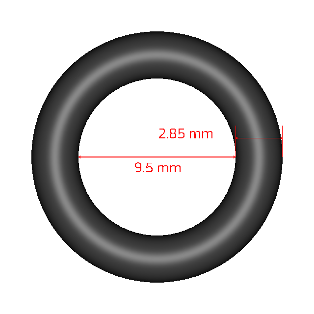 V1082-2.85X9.5 Metric O-rings