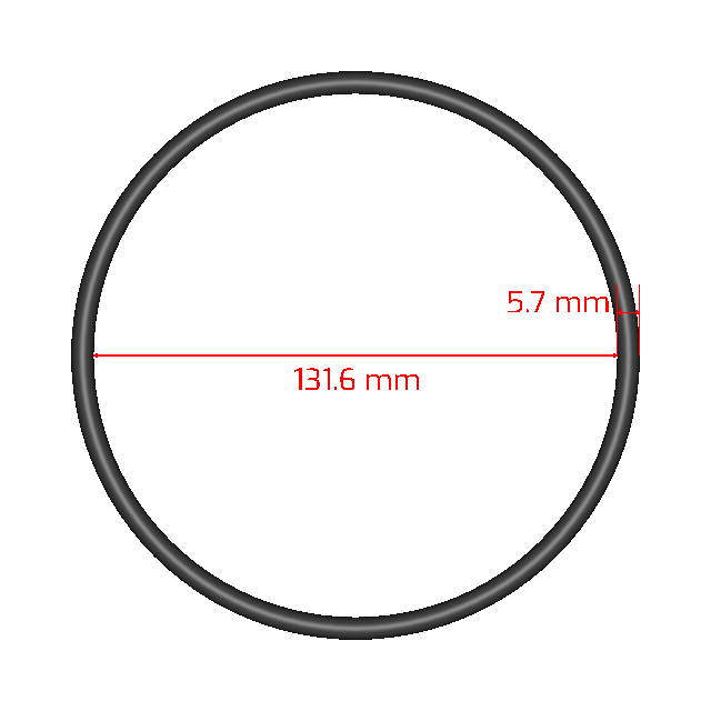 V1090-5.7X131.6 O-rings JIS B 2401 P132