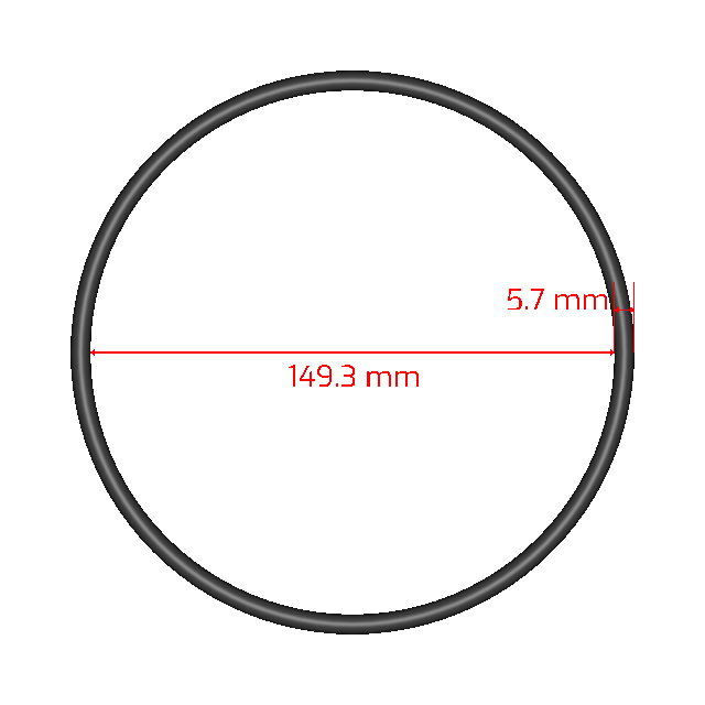 V1090-5.7X149.3 O-rings JIS B 2401 G150