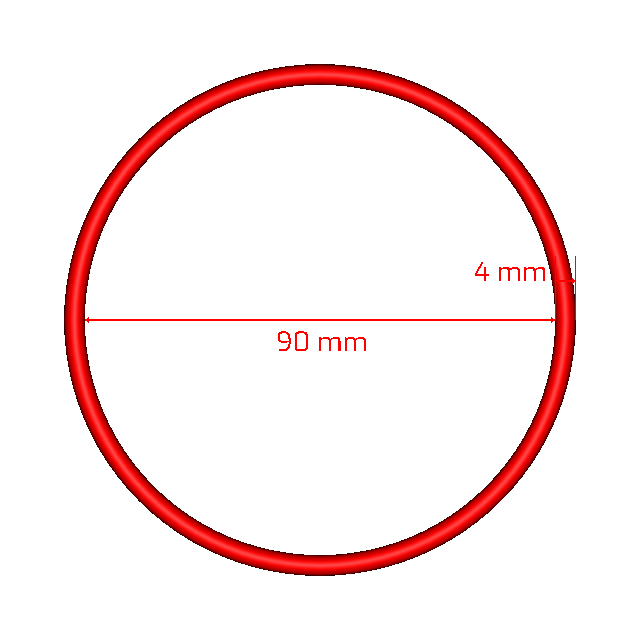 V1125-4X90 Metric O-rings