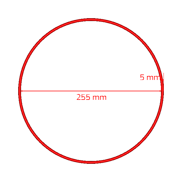 V1125-5X255 O-rings JIS B 2401 GM255