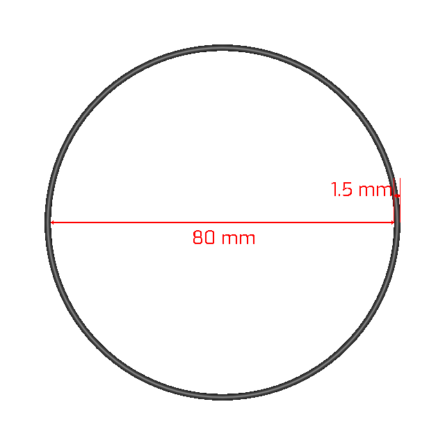 V1179-1.5X80 Metric O-rings