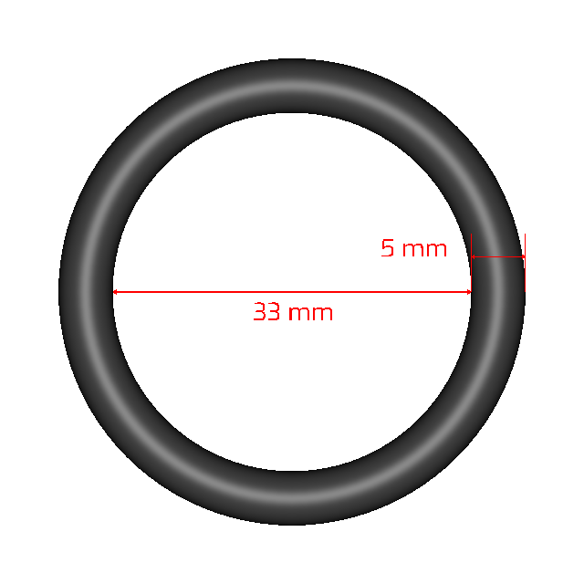 V1180-5X33 Metric O-rings