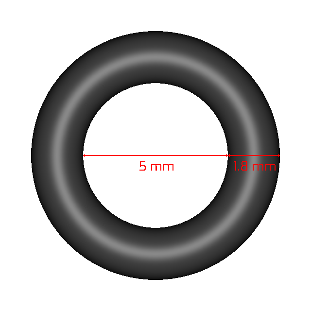 Markez® Z1352-1.80X5.00 Metric O-rings