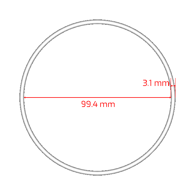 Markez® Z1407-3.10X99.40 O-rings JIS B 2401 G100